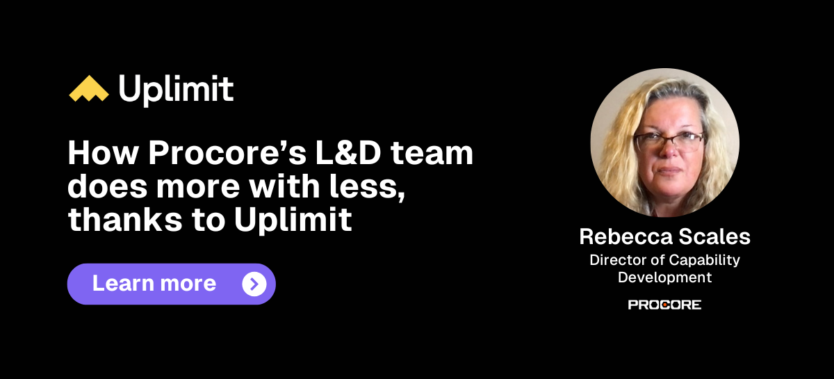 How Procore’s L&D team does more with less, thanks to Uplimit